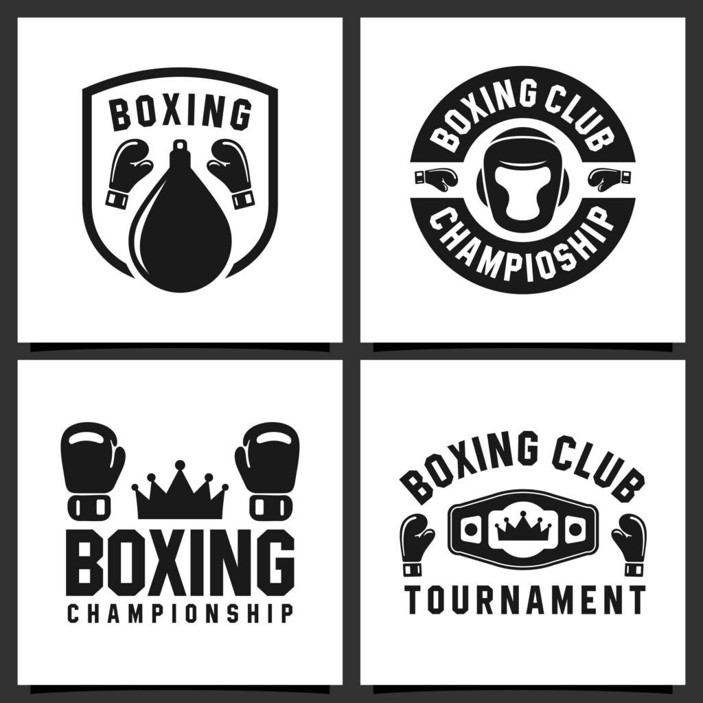 9 Boxing logo collection - $8 - MasterBundles