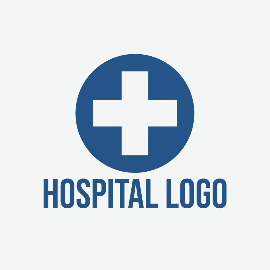 Symbol Hospital logo template design. - MasterBundles