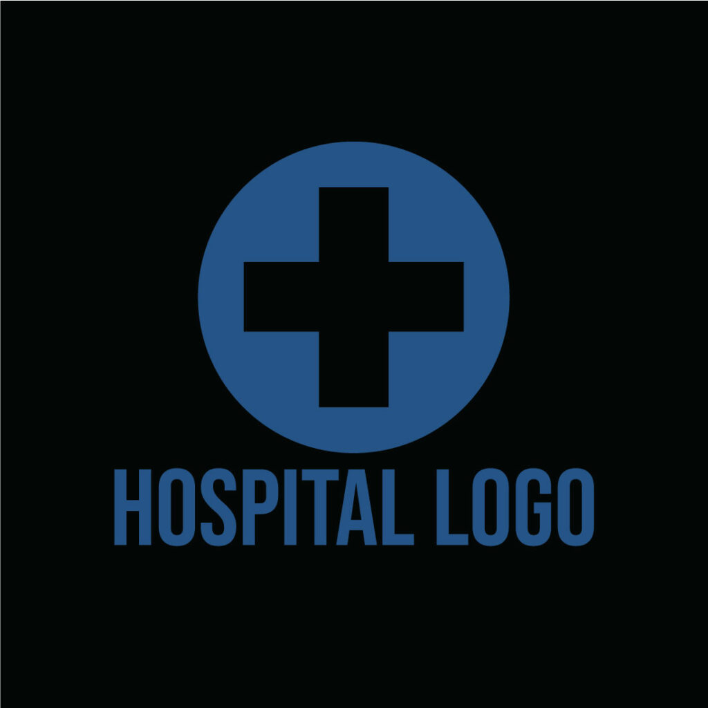 Symbol Hospital logo template design. - MasterBundles