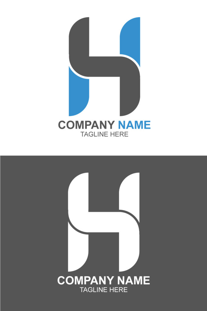 Modern H Letter Logo Design - MasterBundles