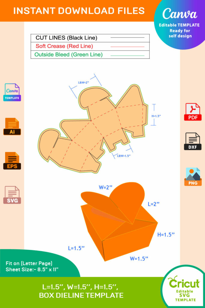 Birthday Party, Gift Box, Wedding Gift Box Dieline Template - MasterBundles