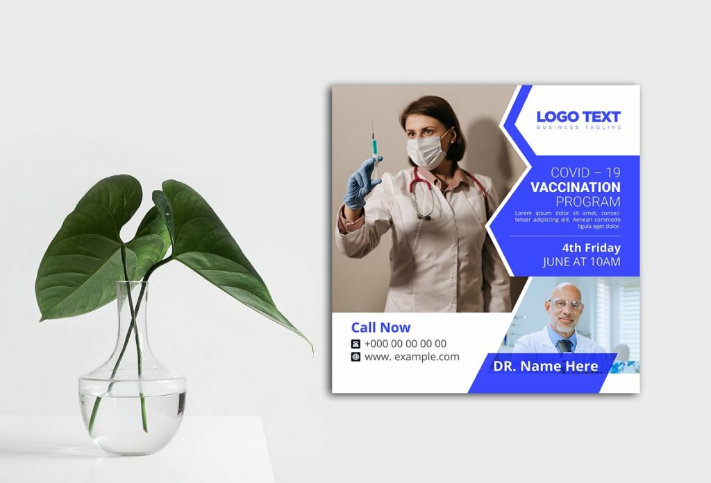 Covid-19 Vaccination Program Social - MasterBundles