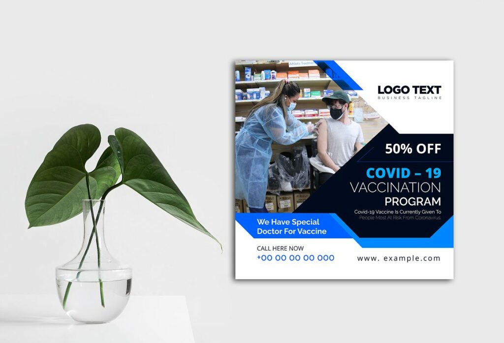 Covid-19 Vaccination Program Social - MasterBundles