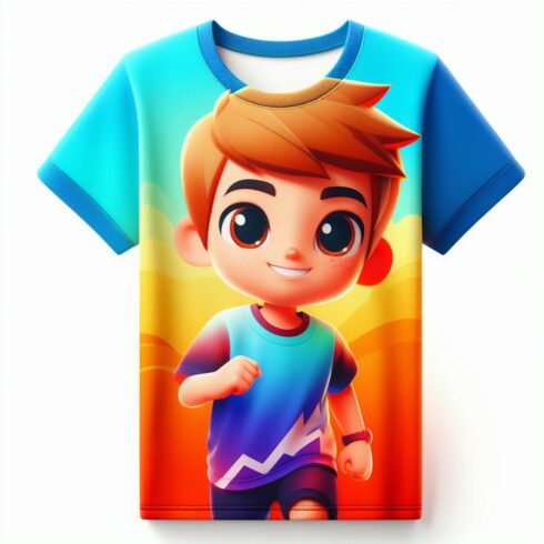 Colourfull Boy Vintage T shirt New Template - MasterBundles