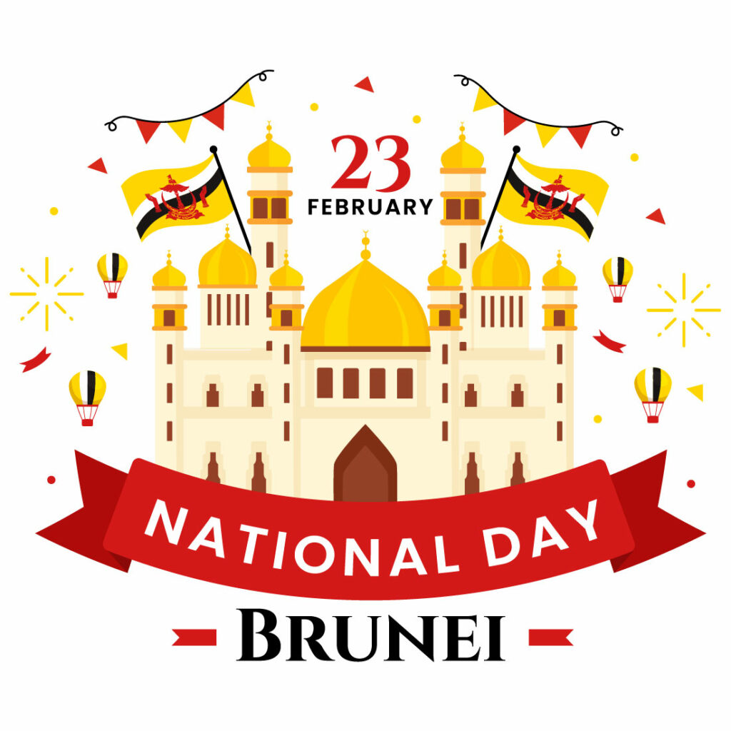 13 Brunei Darussalam National Day Illustration - MasterBundles