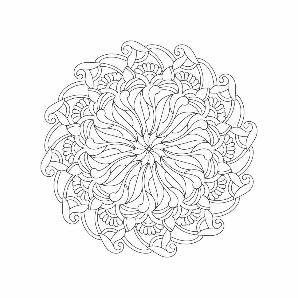 Bundle of 10 Enchanted Grace Mandala for KDP Coloring Book interior ...
