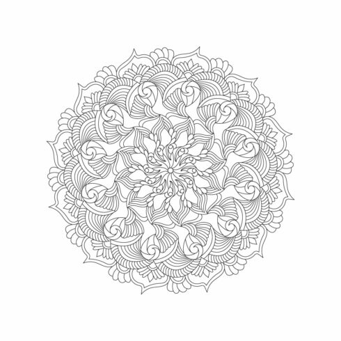 Bundle of 10 Enchanted Grace Mandala for KDP Coloring Book interior ...