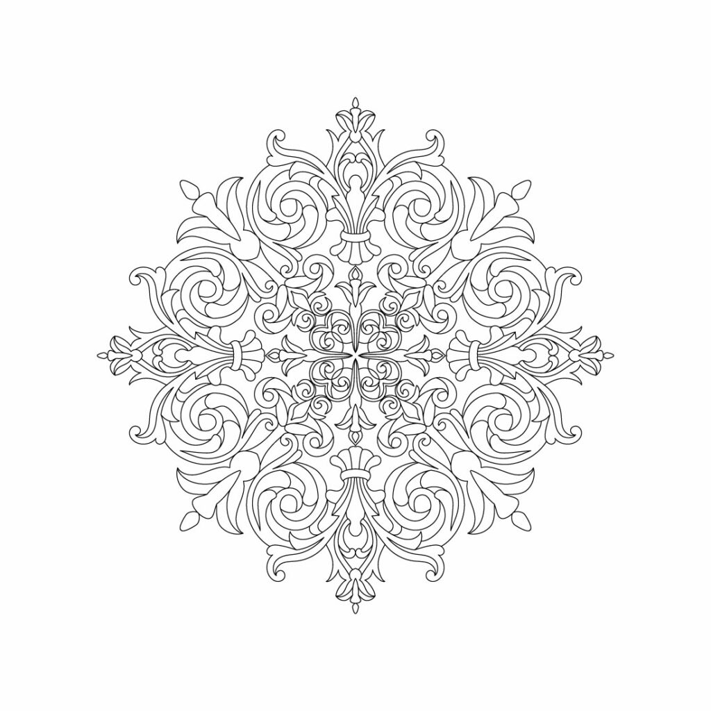 Bundle of 10 Enchanted Grace Mandala for KDP Coloring Book interior ...
