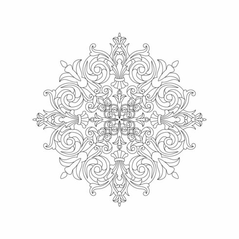 Bundle of 10 Enchanted Grace Mandala for KDP Coloring Book interior ...