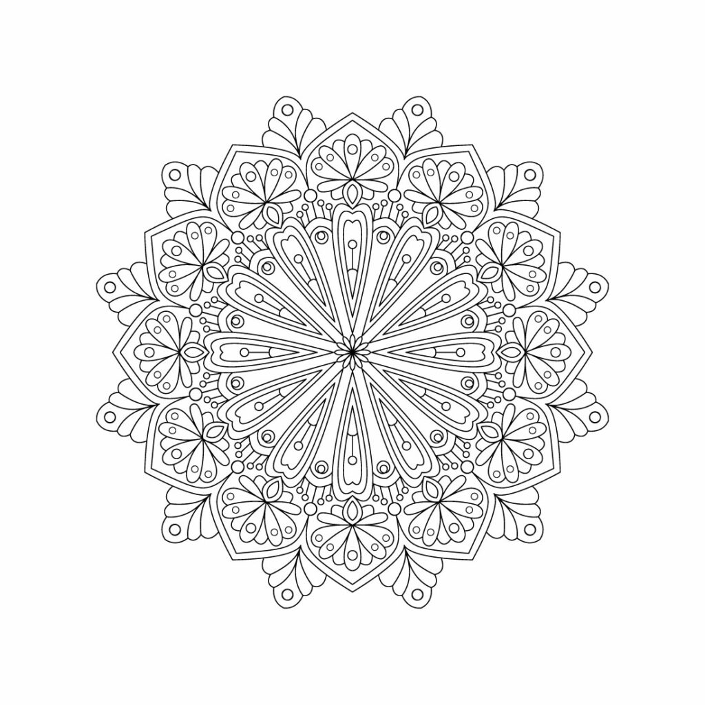 Bundle of 10 Fantasy Mandala for KDP Coloring Book interior Pages ...