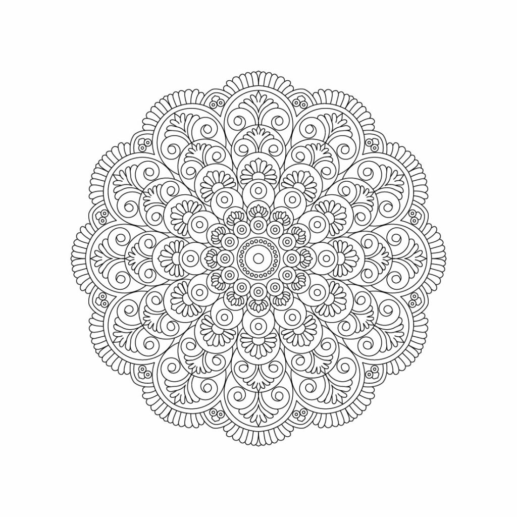 Bundle of 10 Fantasy Mandala for KDP Coloring Book interior Pages ...