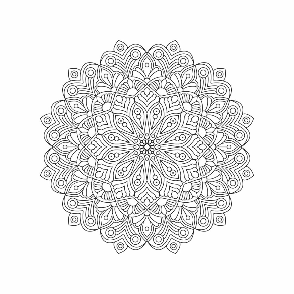 Bundle of 10 Fantasy Mandala for KDP Coloring Book interior Pages ...