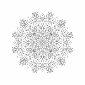 Bundle of 10 Inner Peace Mandala Coloring Book Pages - MasterBundles