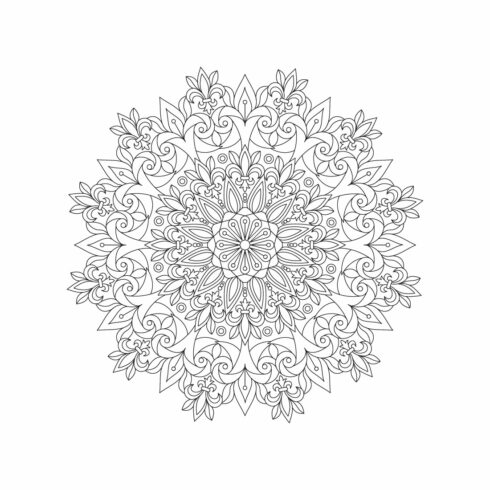 Bundle of 10 Inner Peace Mandala Coloring Book Pages - MasterBundles