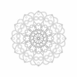 Bundle of 10 Inner Peace Mandala Coloring Book Pages - MasterBundles