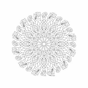 Bundle of 10 Inner Peace Mandala Coloring Book Pages - MasterBundles