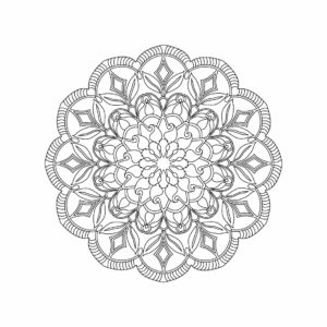 Bundle of 10 Inner Peace Mandala Coloring Book Pages - MasterBundles