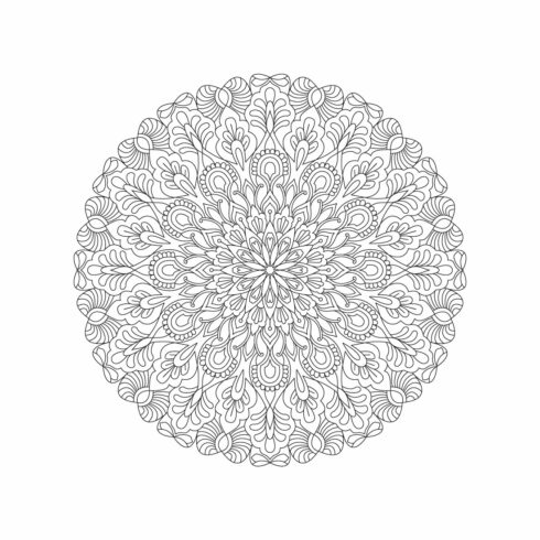 Bundle of 10 Inner Peace Mandala Coloring Book Pages - MasterBundles