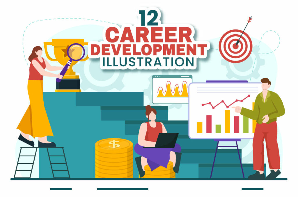 12 Career Development Illustration - MasterBundles
