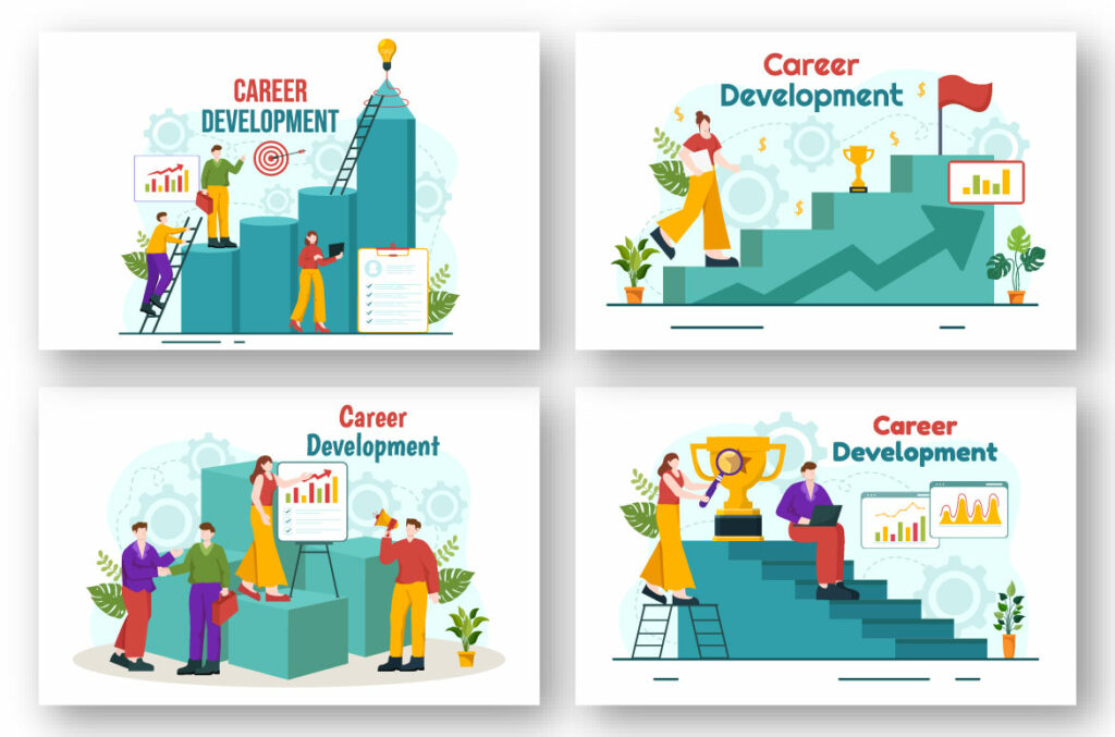 12 Career Development Illustration - MasterBundles