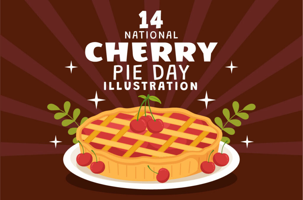 14 National Cherry Pie Day Illustration - MasterBundles