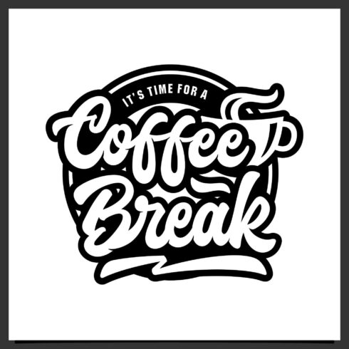 Coffee break vector logo design - $4 - MasterBundles