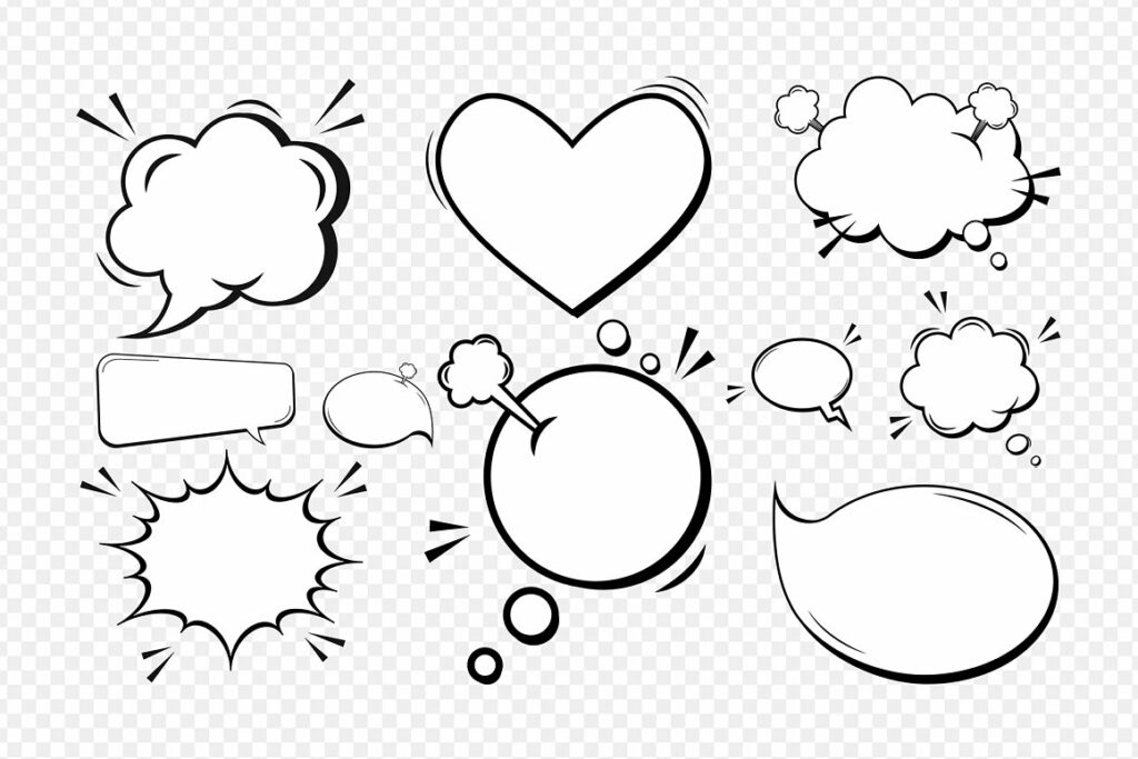 Vector Comic Book Shape Bundle - MasterBundles