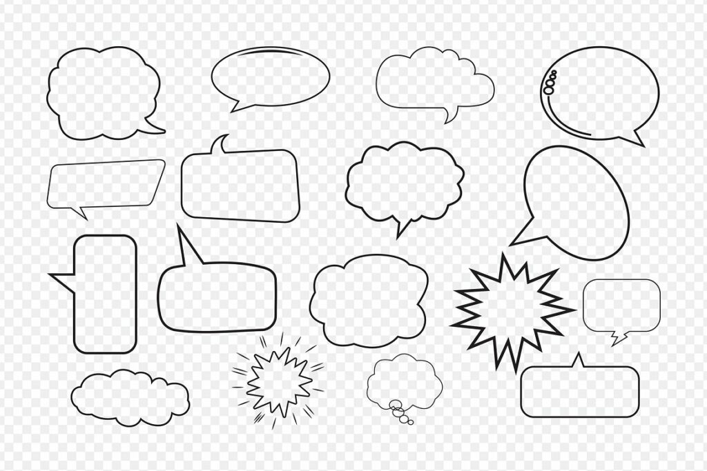 Vector Comic Book Shape Bundle - MasterBundles