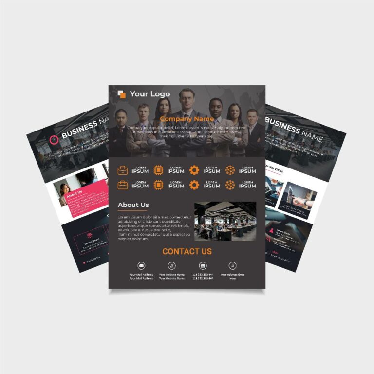 5 modern corporate flyer design templates bundle
