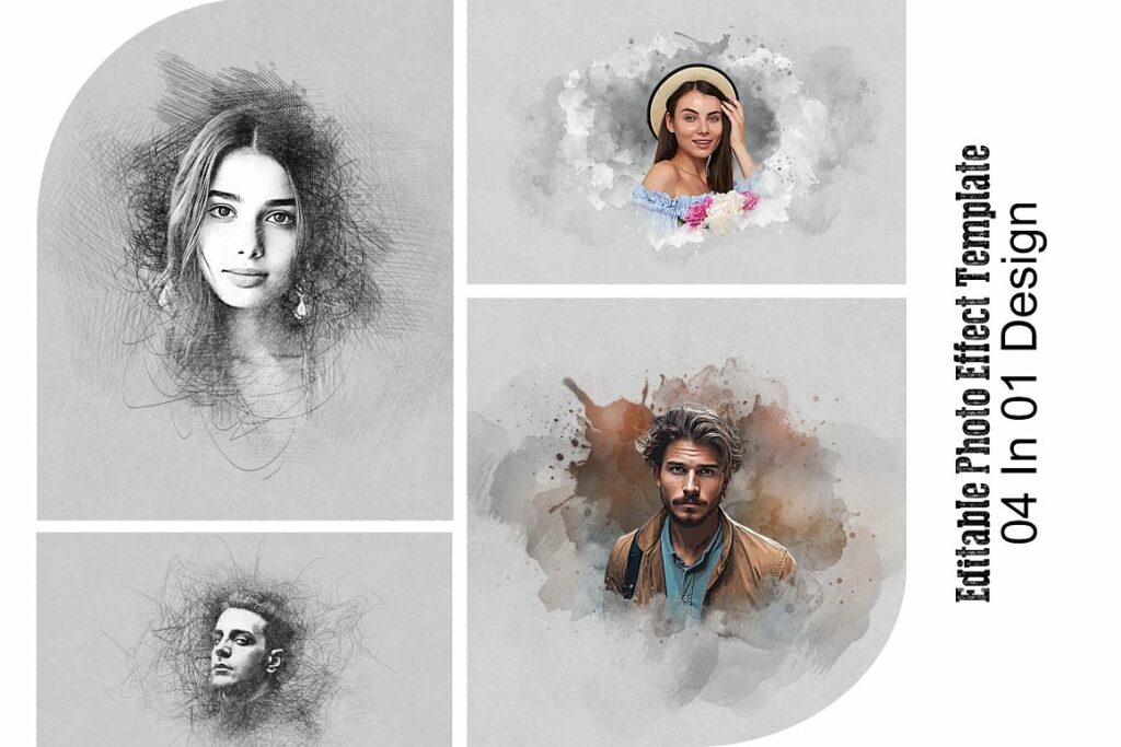 Editable Photo Effect Template - MasterBundles