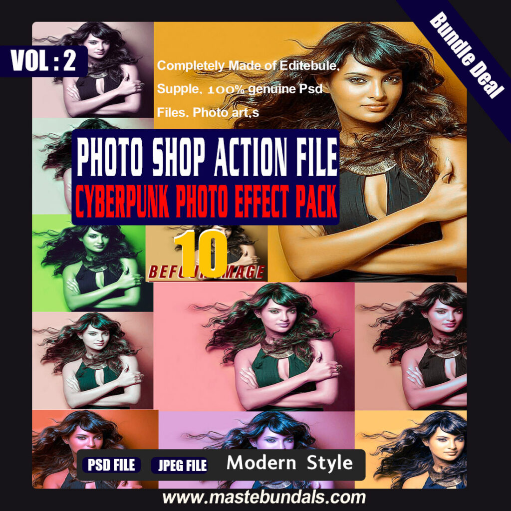 Ink Bleed Effect Photoshop Action – MasterBundles