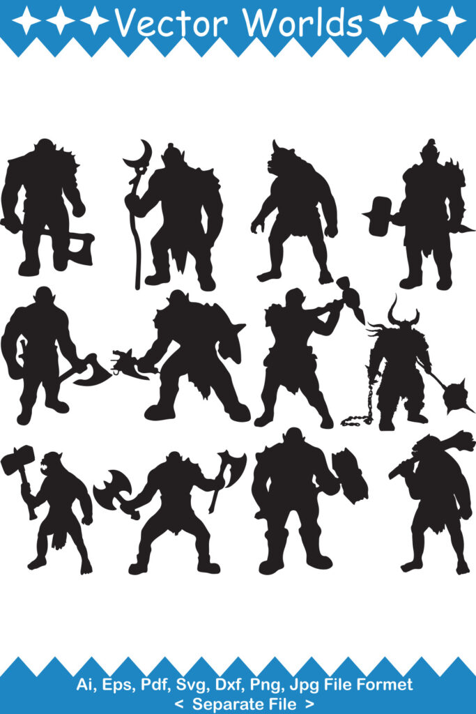 Ogre SVG Vector Design - MasterBundles