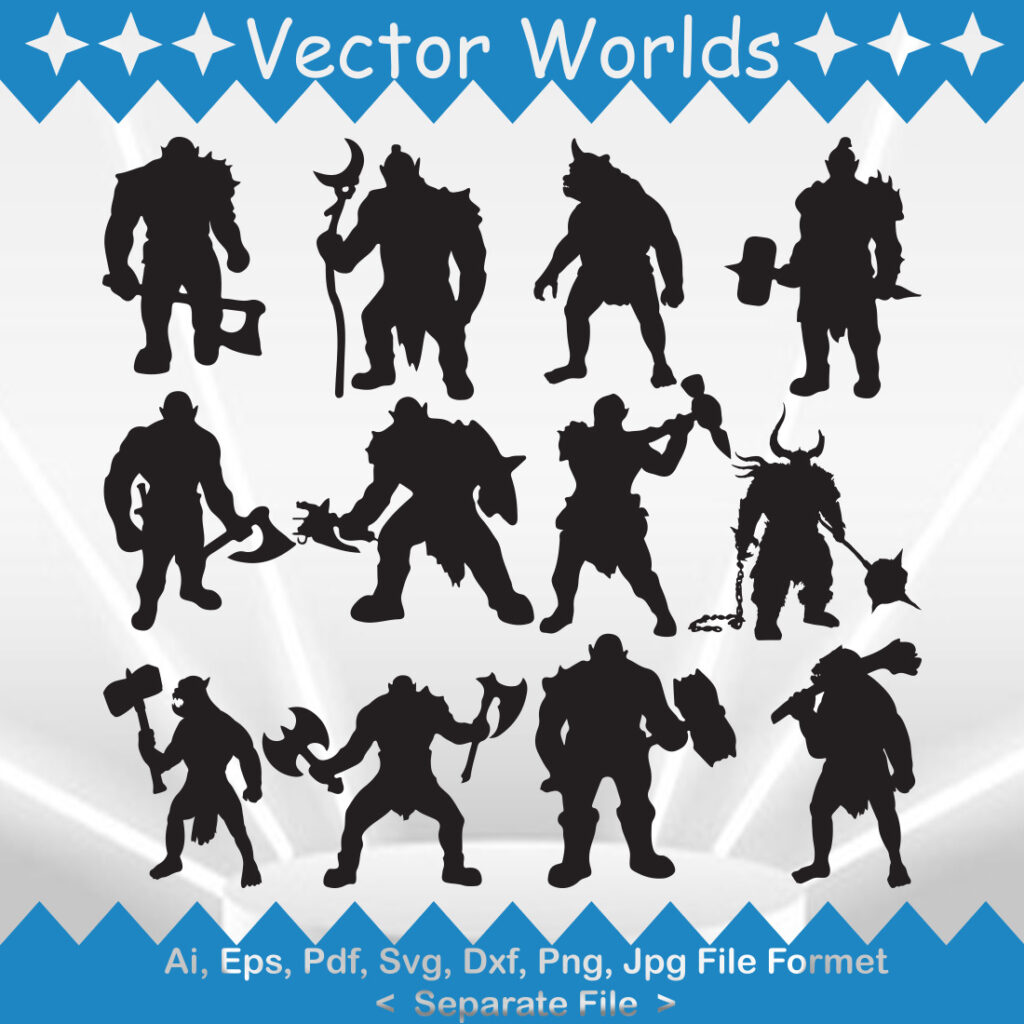 Ogre SVG Vector Design - MasterBundles