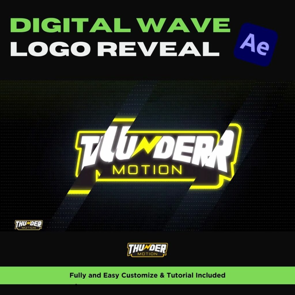 Digital Wave Logo Reveal - MasterBundles