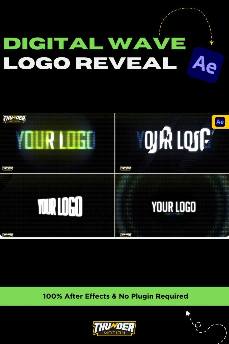 Digital Wave Logo Reveal - MasterBundles