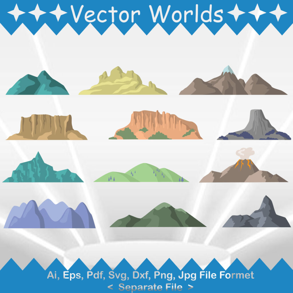 Mountain SVG Vector Design - MasterBundles