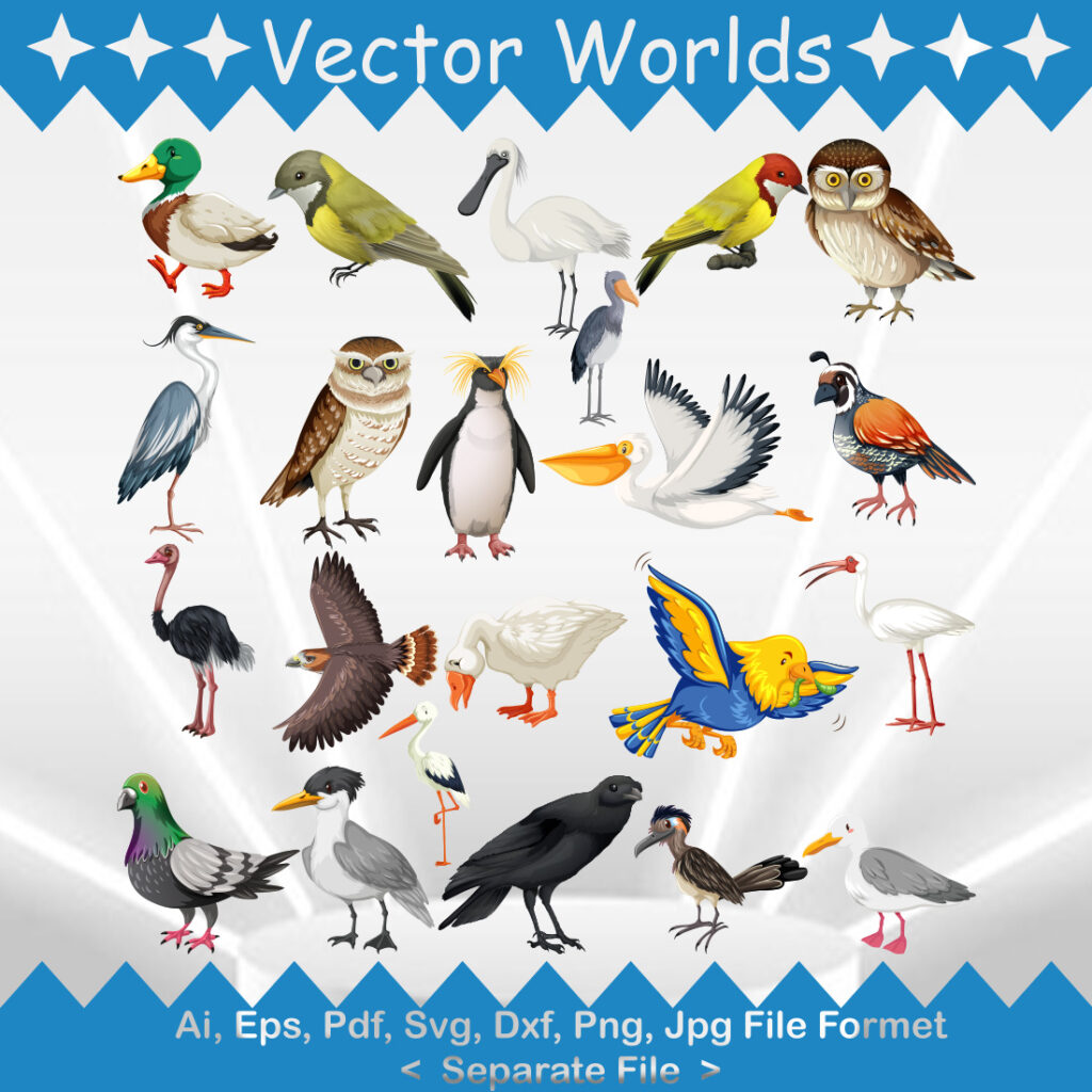 Bird SVG Vector Design - MasterBundles
