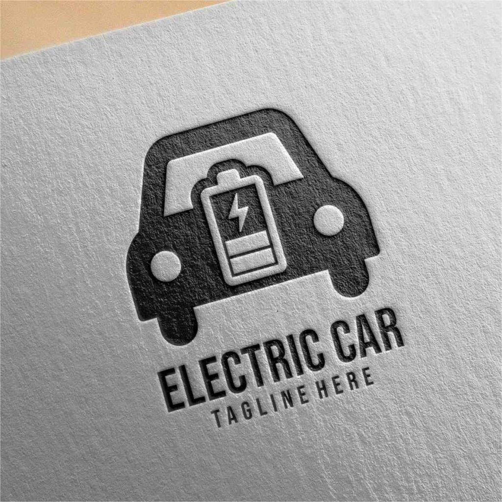 Electric car logo design collection - $6 - MasterBundles
