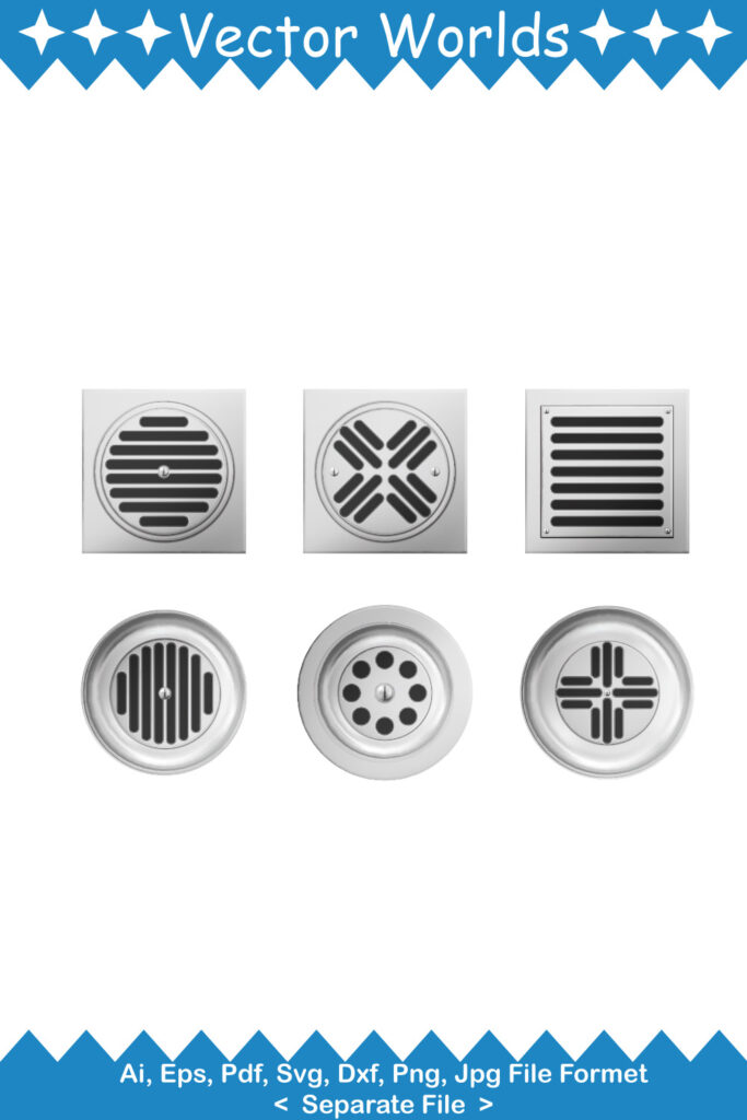 Manhole SVG Vector Design - MasterBundles