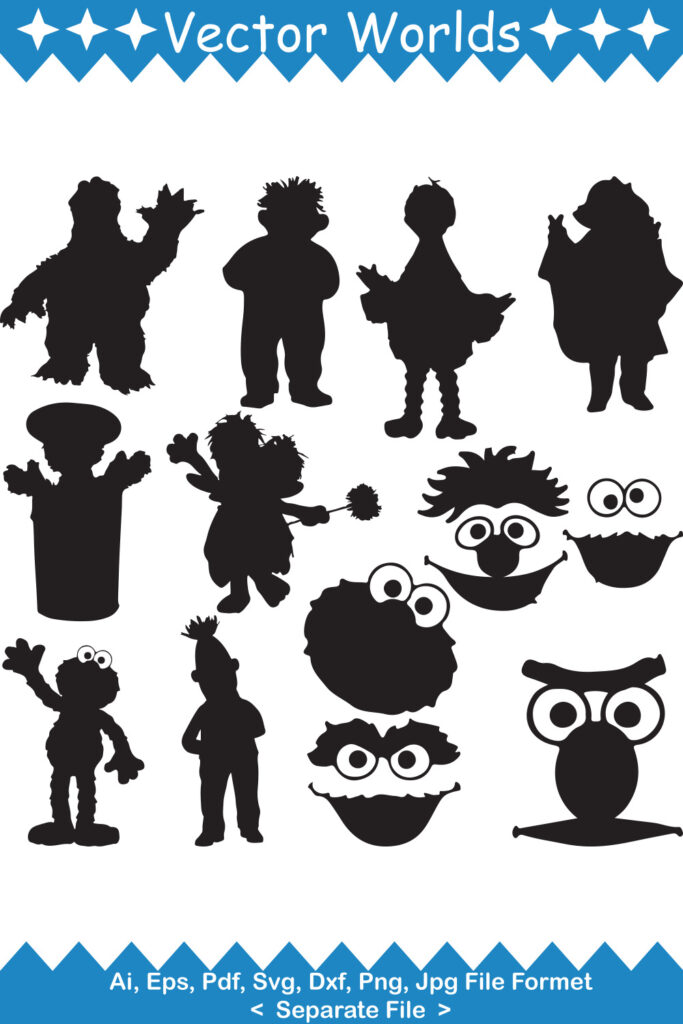 Sesame Street SVG Vector Design - MasterBundles