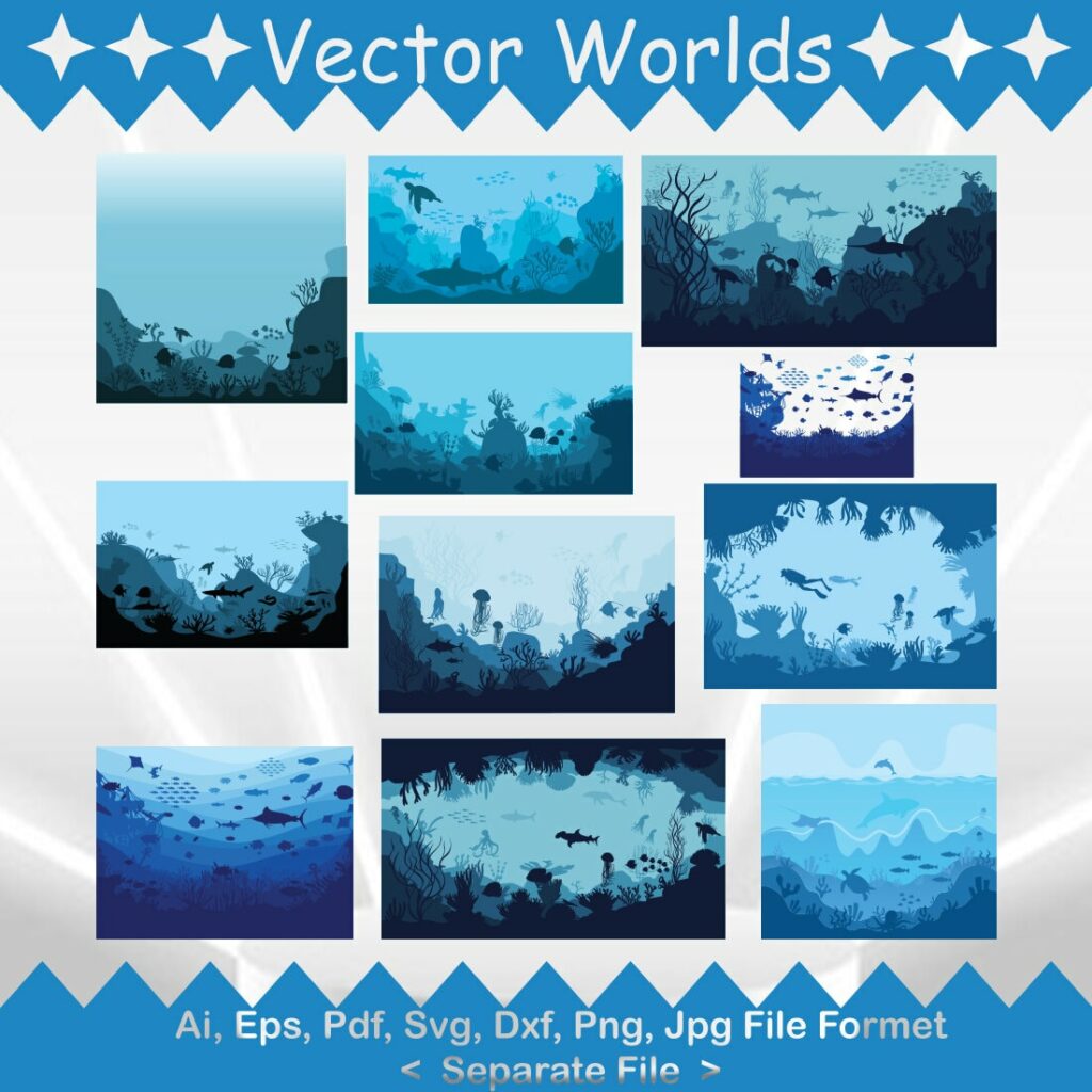 Sea Under SVG Vector Design - MasterBundles