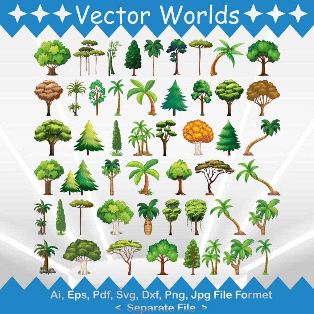 Planet Tree SVG Vector Design - MasterBundles