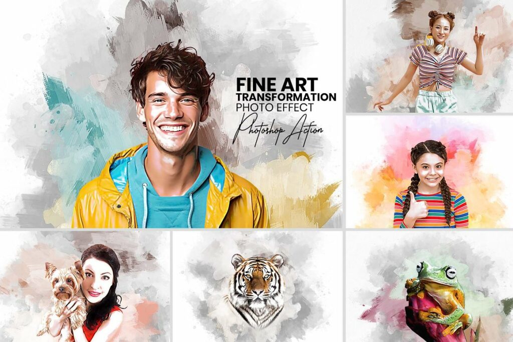 Fine Art Transformation Action - MasterBundles