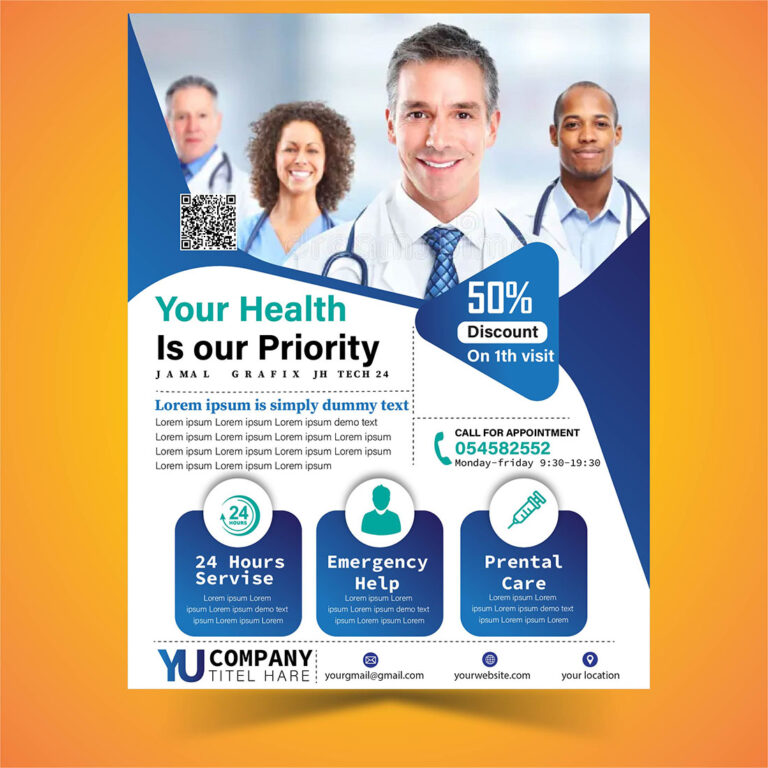 Doctor Flyer Design Template - MasterBundles