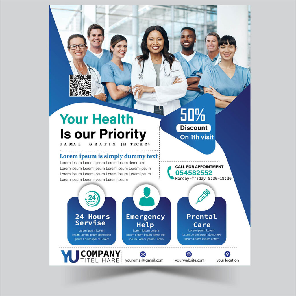 Doctor Flyer Design Template - MasterBundles