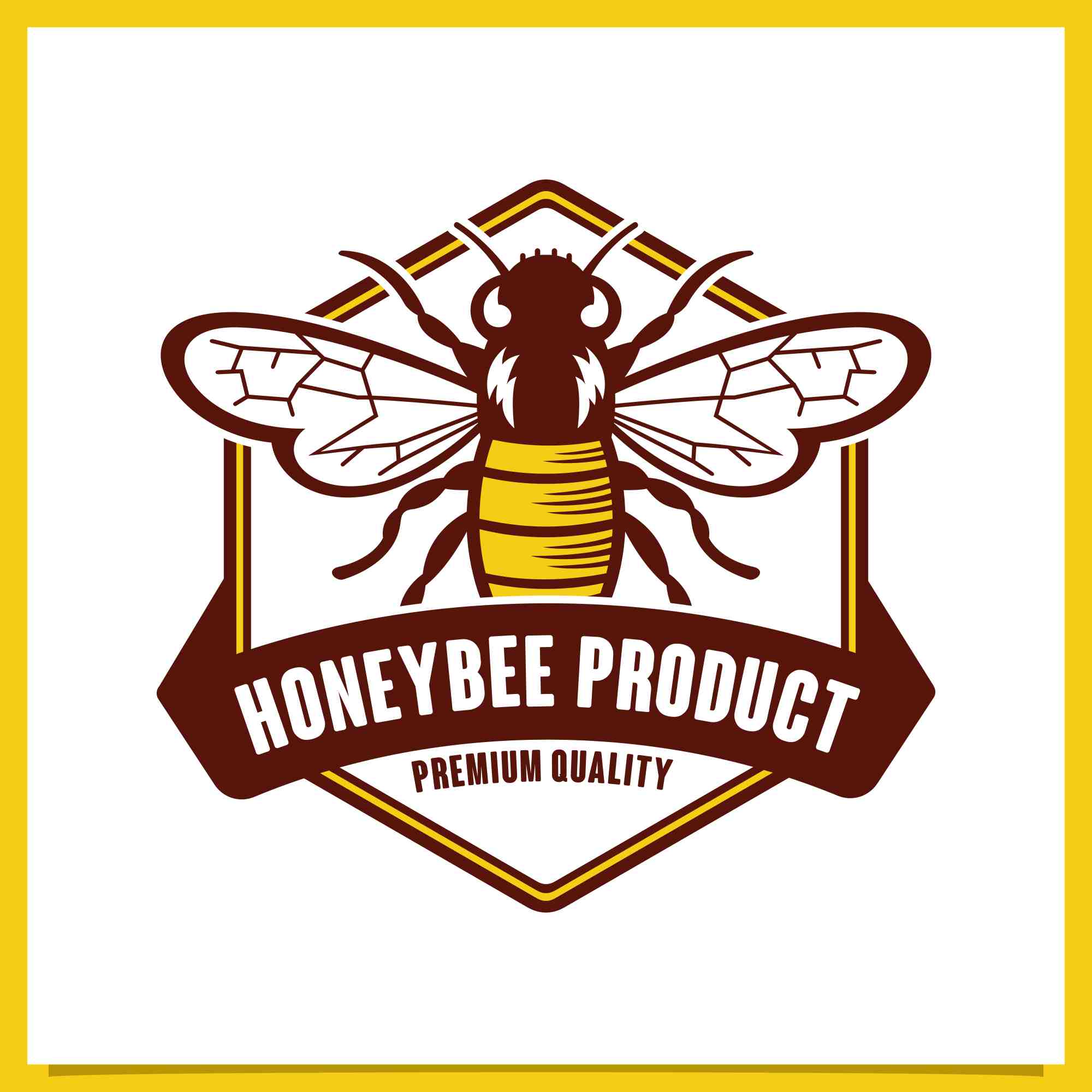 Fresh Honey Bee design logo collection - $5 - MasterBundles