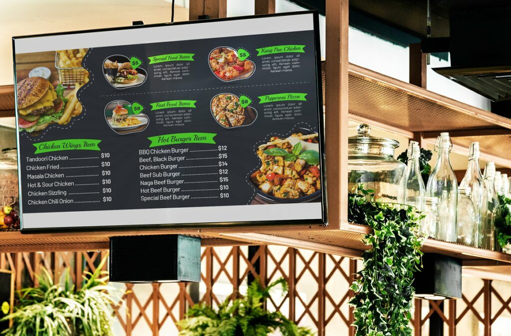 Digital Food Menu Design Template - MasterBundles