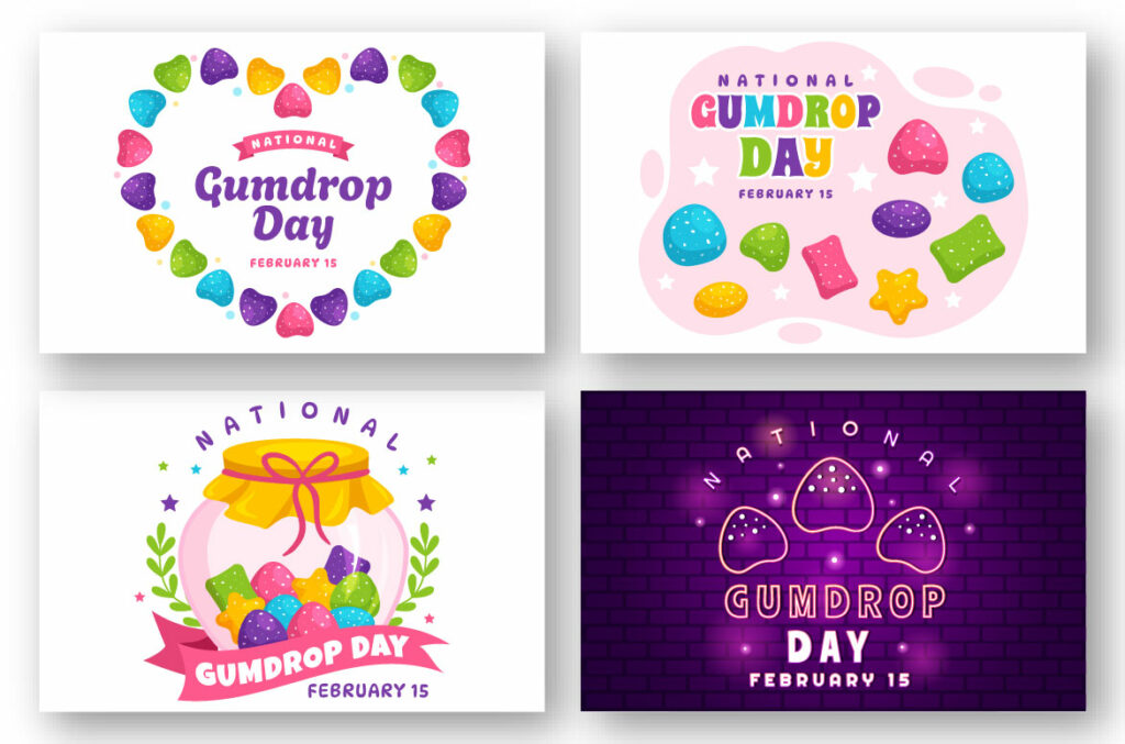 12 National Gumdrop Day Illustration - MasterBundles