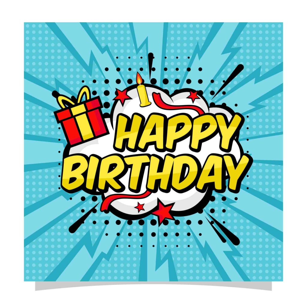 Happy birthday Pop art style collection - $5 - MasterBundles