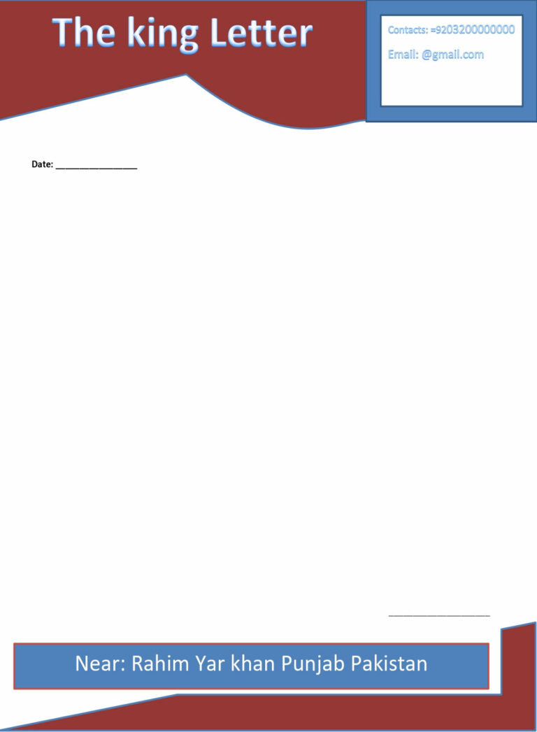 letter format in word - MasterBundles